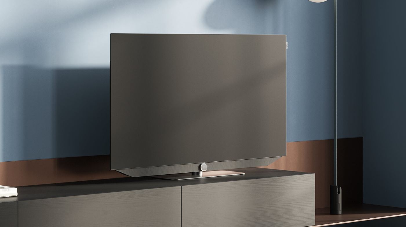 Loewe bild v.48 dr+ bronze, un televisor OLED de diseño con barra de ...