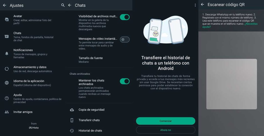 Guía paso a paso para pasar los chats de WhatsApp de un móvil a otro (enero 2024)