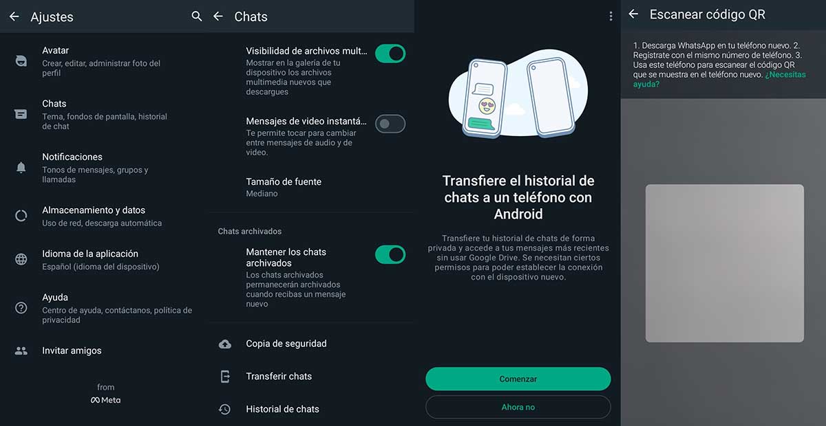 Guía paso a paso para pasar los chats de WhatsApp de un móvil a otro (enero 2024)