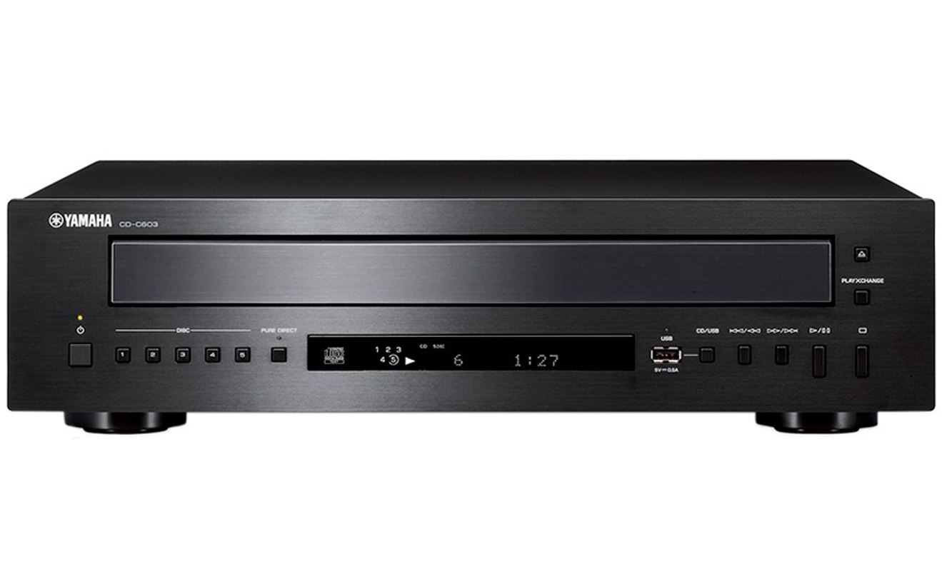 Yamaha CD-C603, un lector de CD en carrusel con capacidad para cinco discos