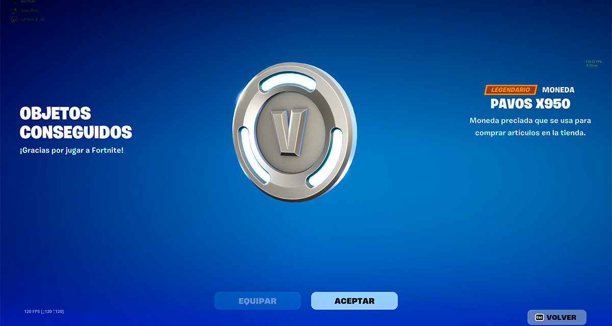 Fortnite regala 950 pavos totalmente gratis ¿has conseguido ya los tuyos?