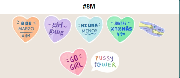 Los stickers, gifs y frases más bonitas para celebrar el 8M, Día de la ...