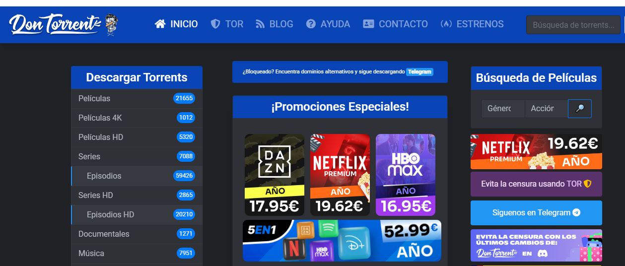 Las mejores páginas de torrent para descargar archivos como alternativa ...