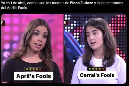 Los mejores memes de abril-cerral de Elena Furiase