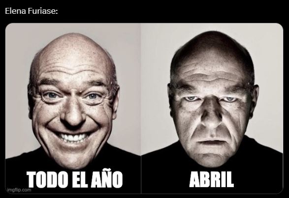 Los mejores memes de abril-cerral de Elena Furiase