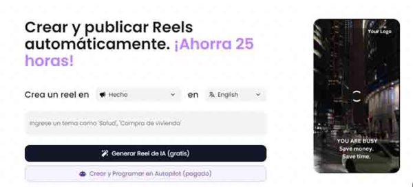 Cómo hacer reels en Instagram con IA en cuestión de segundos