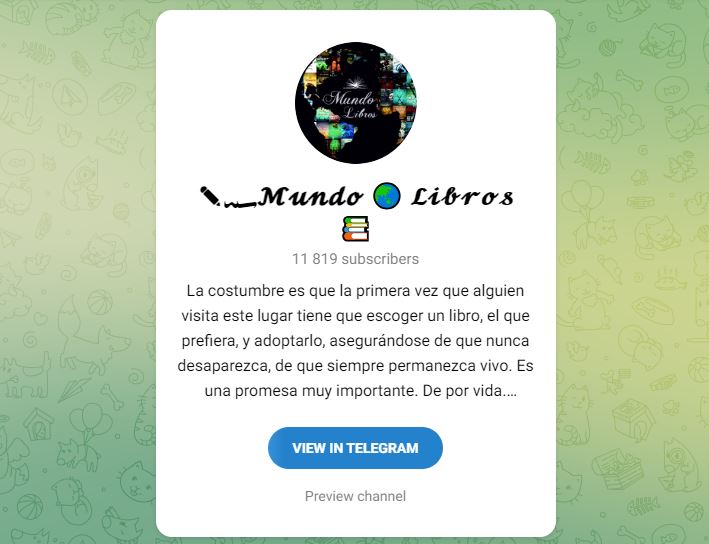 7 canales de Telegram para descargar y leer libros