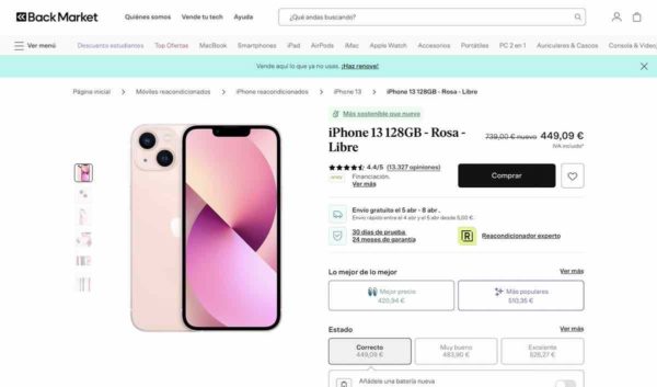 Opiniones sobre Back Market, ¿merece la pena comprar en esta plataforma?