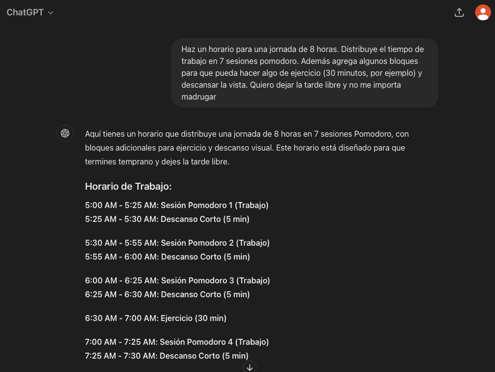 Los prompts que uso cada día para mejorar la productividad con ChatGPT