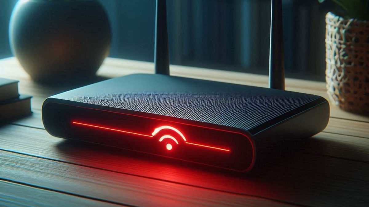 Luz roja del router encendida, qué significa y posibles soluciones