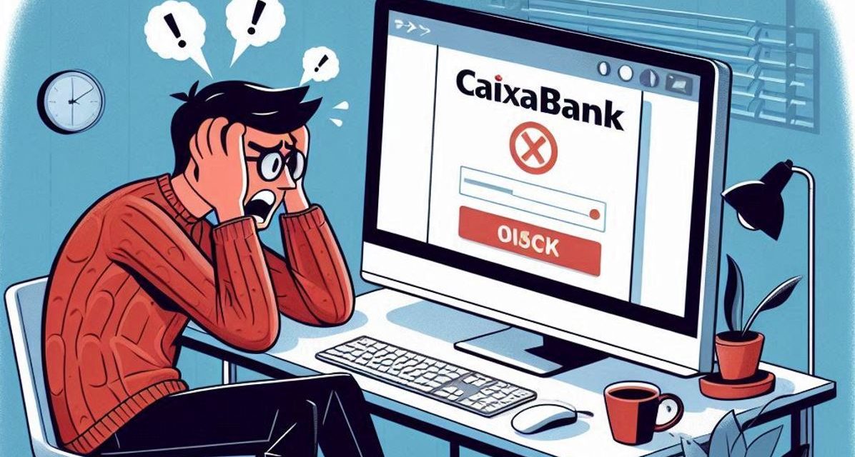 CaixaBank no funciona, caída del sistema en app y web: “Se ha producido ...