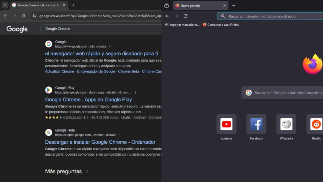 Google Chrome vs Firefox, diferencias, comparativa y cuál es mejor en 2024