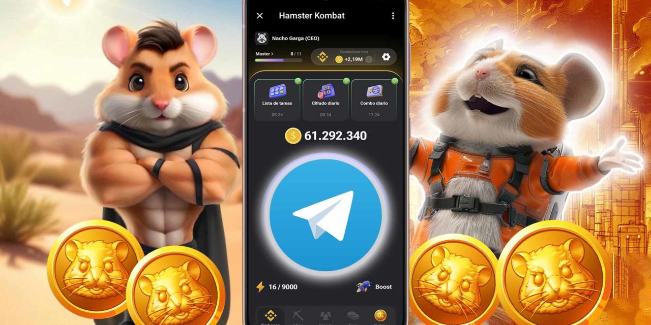 Los mejores canales y grupos de Telegram para conseguir tokens en Hamster Kombat