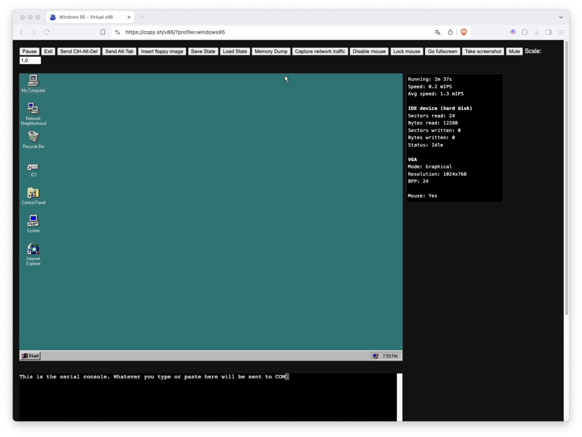 ¿Eres un nostálgico? Así puedes ejecutar Windows 95 en tu navegador