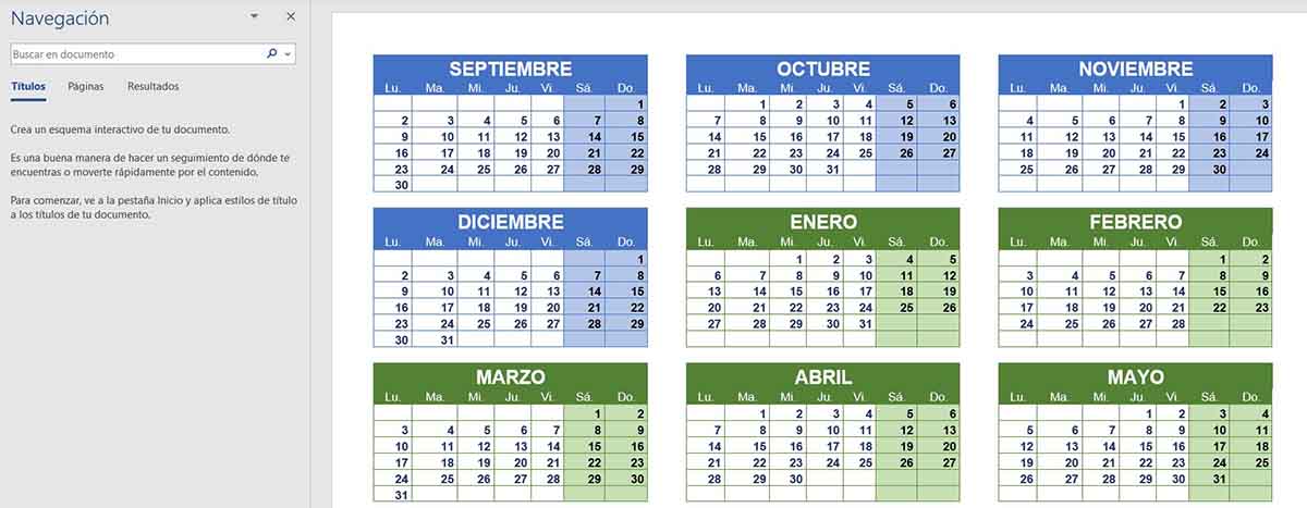 Calendario escolar 2024-2025: más de 100 plantillas y horarios para ...