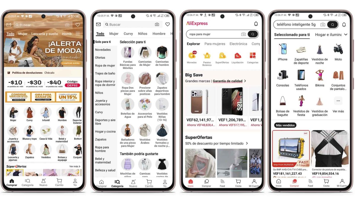 Shein vs AliExpress: comparativa, diferencias y cuál es mejor en 2024