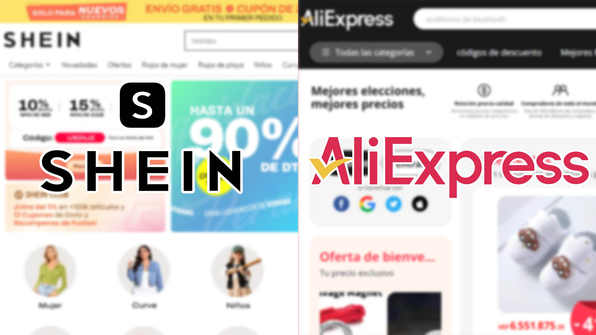 Shein vs AliExpress: comparativa, diferencias y cuál es mejor en 2024