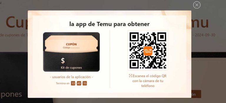 Cómo funciona el kit de cupones de Temu