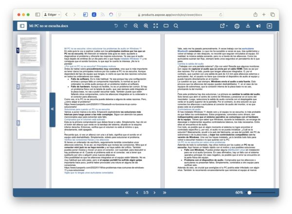 Cómo abrir documentos DOCX online y en Android gratis