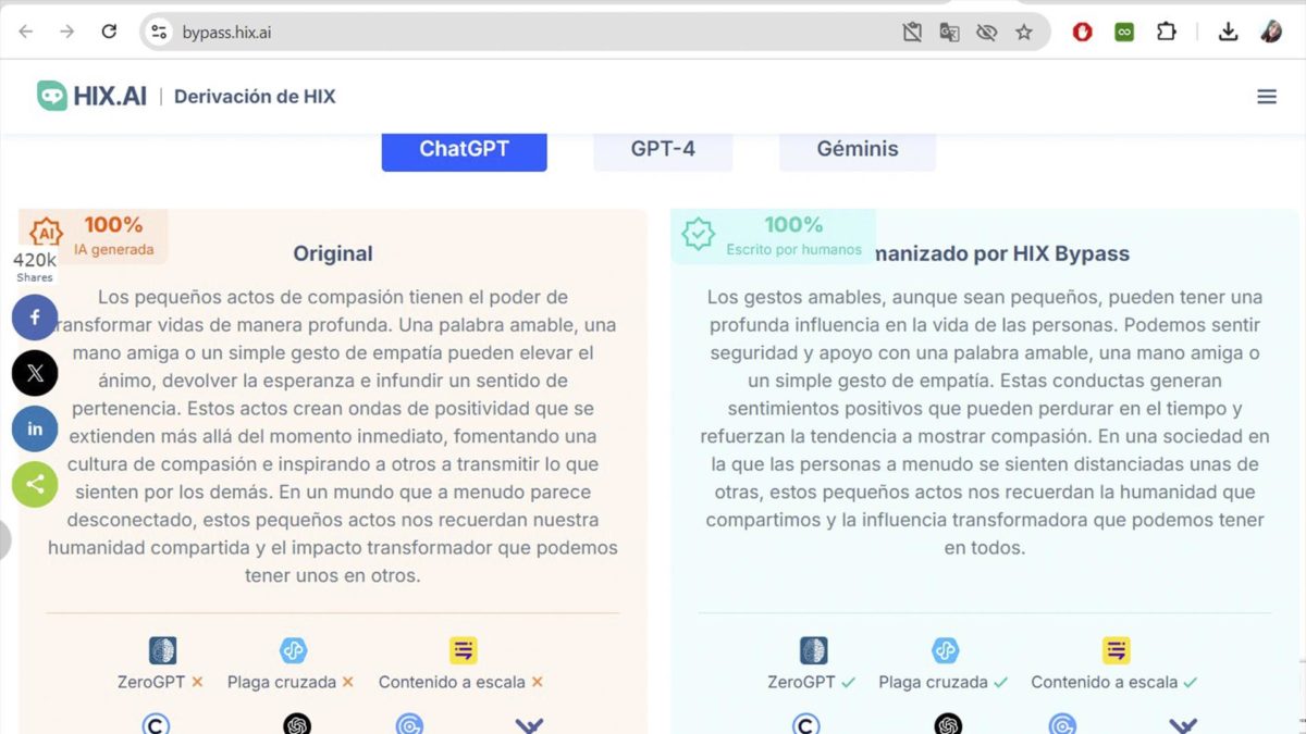 Probamos las herramientas de IA para humanizar texto, ¿funcionan de verdad?