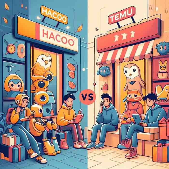 Hacoo vs Temu: comparativa, diferencias y cuál es mejor en 2024