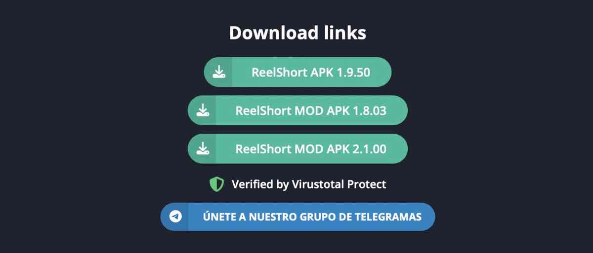 ¿Es fiable instalar el APK Mod de ReelShort para conseguir monedas ...