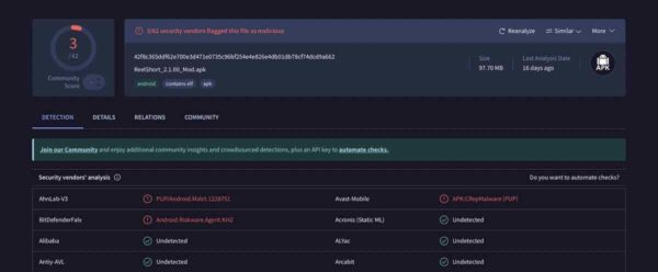 ¿Es fiable instalar el APK Mod de ReelShort para conseguir monedas ...