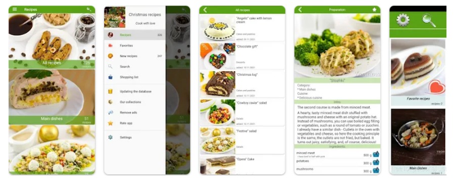Las 9 mejores apps con recetas de cocina para hacer en Navidad