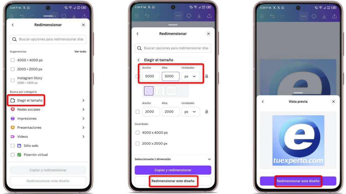 Cómo mejorar la calidad de una imagen en la app de Canva