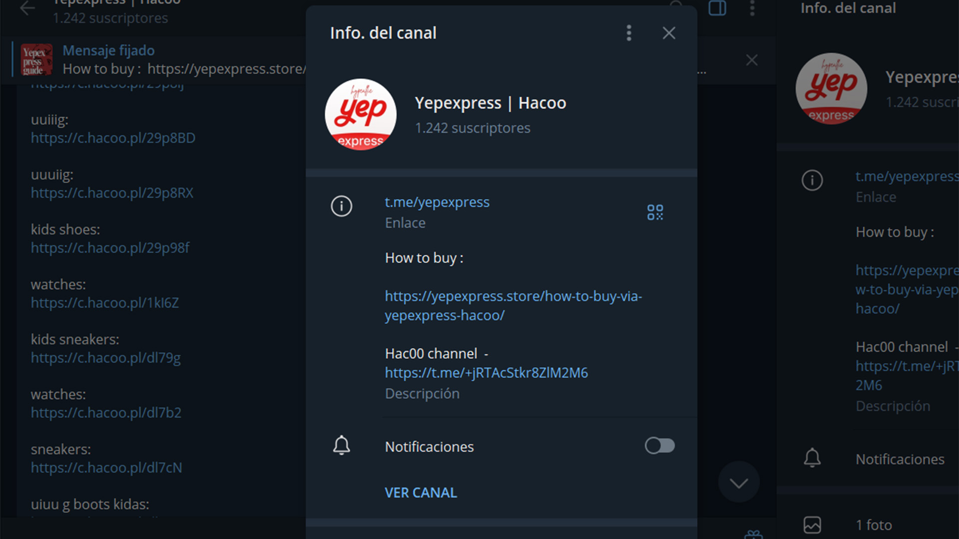 Los mejores canales de Telegram y páginas web para encontrar links y enlaces de Yepexpress