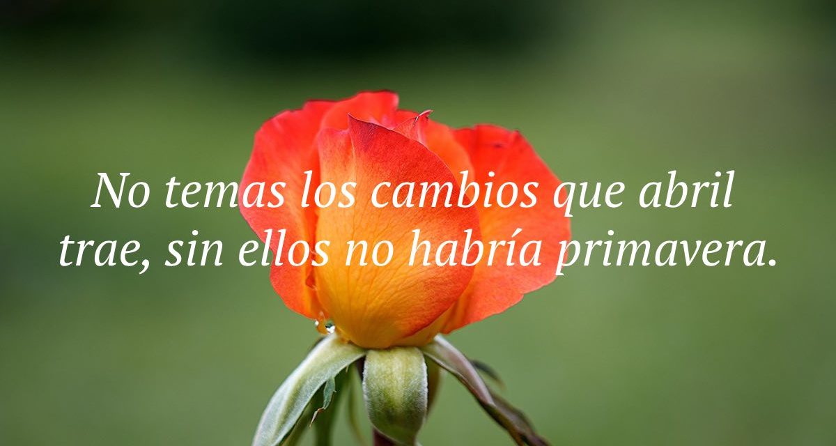 Las mejores frases de bienvenido abril 2025 para compartir por WhatsApp ...