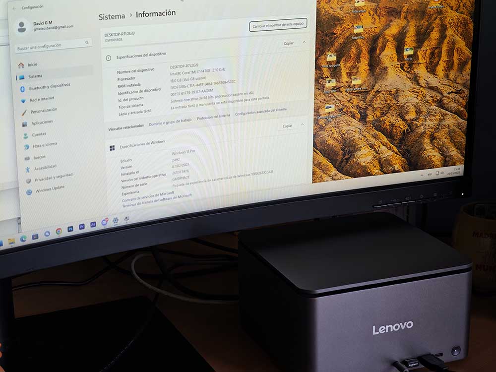 Mi experiencia con el ordenador compacto Lenovo ThinkCentre Neo Ultra ...