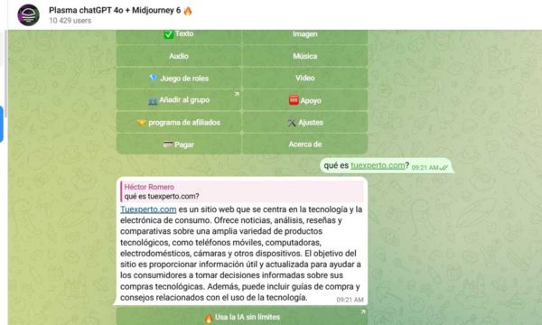 Los 5 mejores bots de IA para usar en Telegram