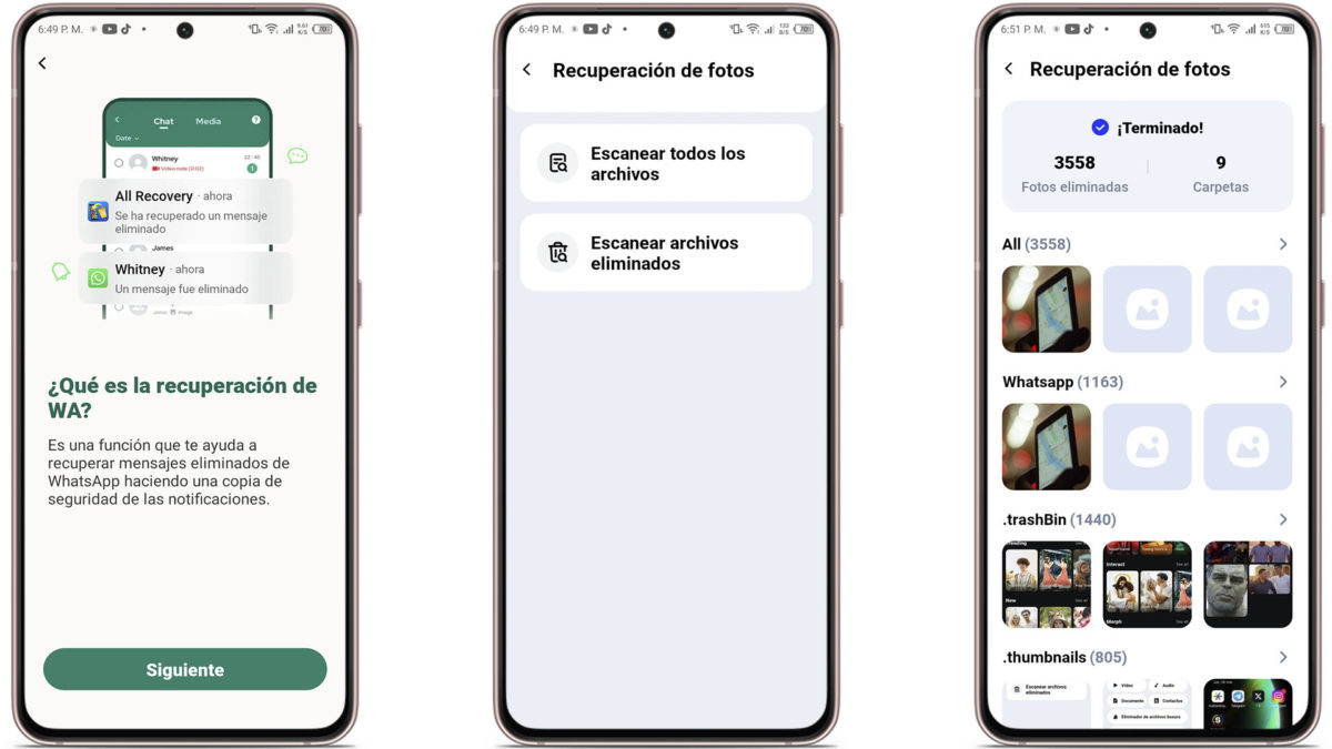 Cómo recuperar fotos borradas y archivos con la app Recuperar Fotos ...