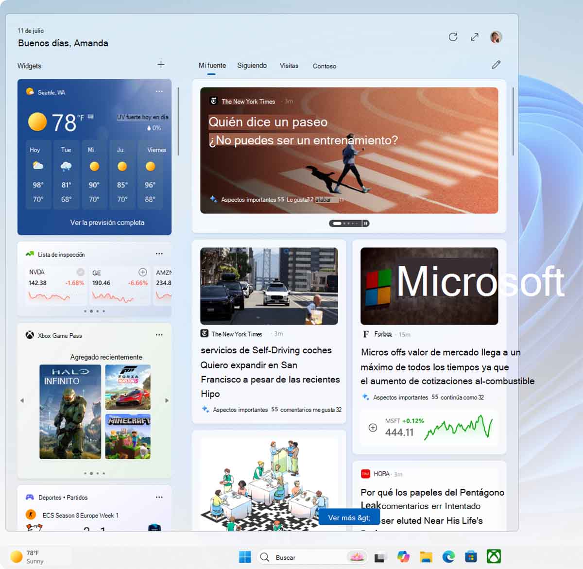 Cómo desactivar los widgets del escritorio de Windows 11