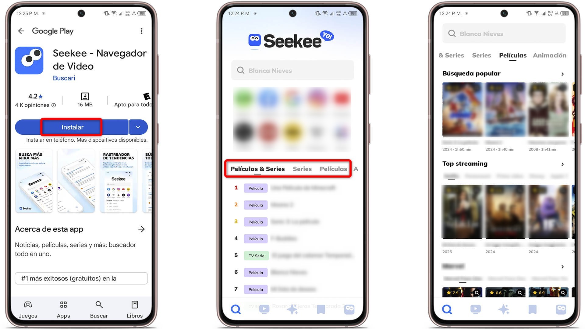 Cómo descargar e instalar Seekee para ver películas, series y fútbol en ...