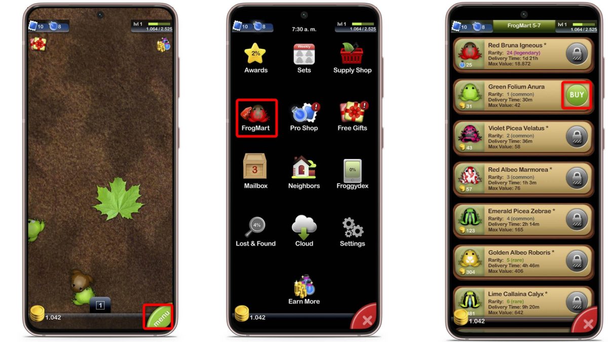 Cómo conseguir nuevas ranas en Pocket Frogs