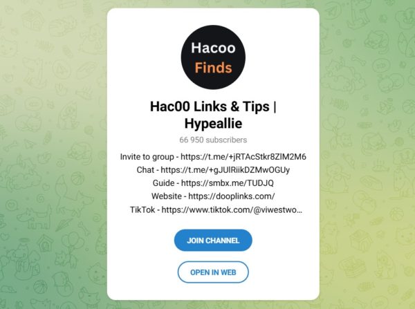 Los mejores canales de Telegram y web para encontrar links de Hacoo en 2025