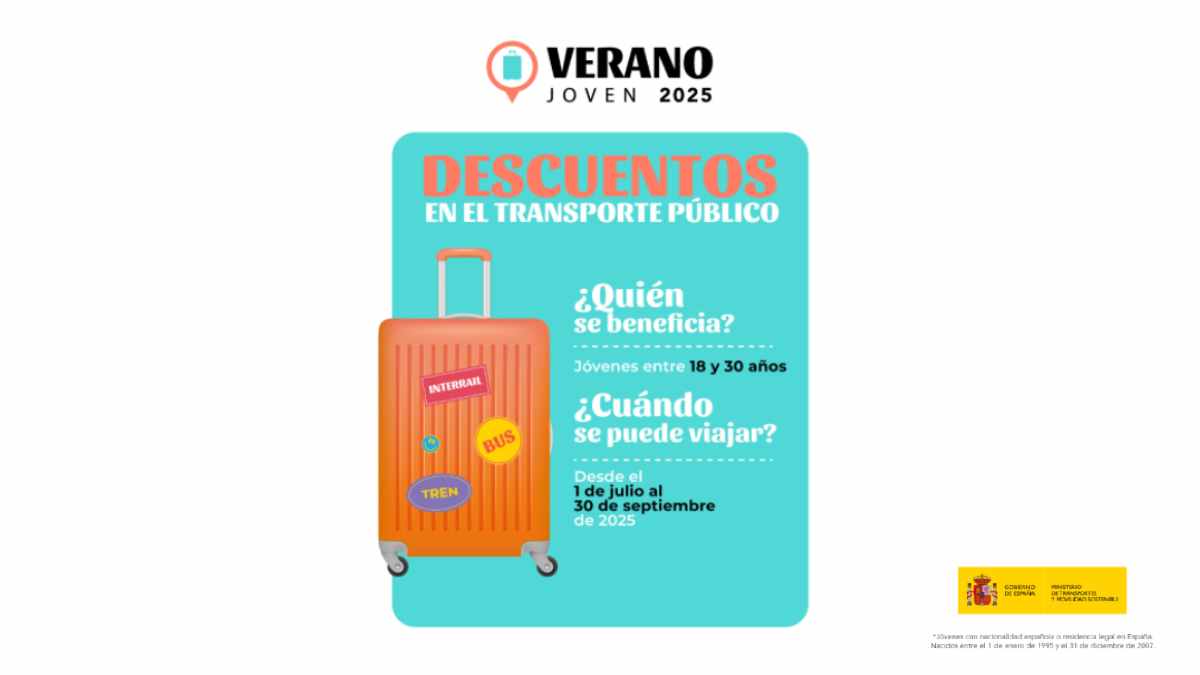 Cómo solicitar el programa Verano Joven 2025 para viajar con descuentos