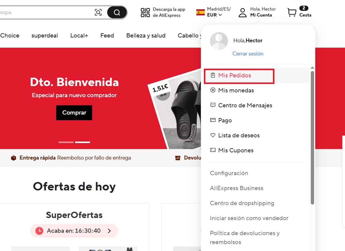 Cómo cancelar un pedido en AliExpress: guía paso a paso