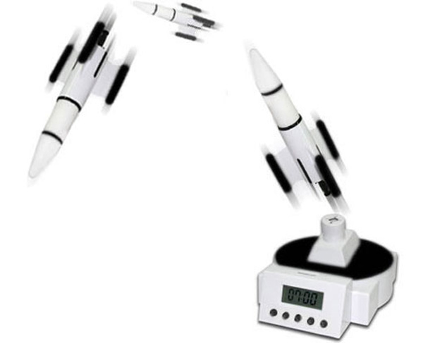 Rocket Launcher Alarm Clock, un despertador lanzamisiles