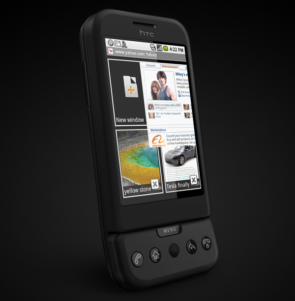 HTC Dream. Por fin llega el primer móvil con Android, el sistema de ...